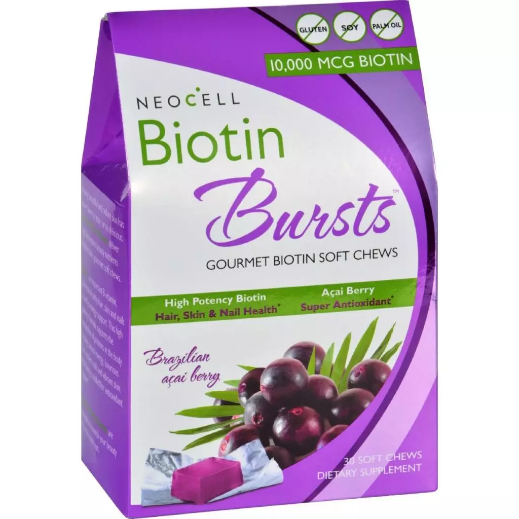 biotin chewable ການຂະຫຍາຍຕົວຜົມ