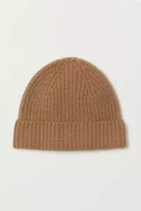 Желтовато-коричневая шапка из кашемира H и M