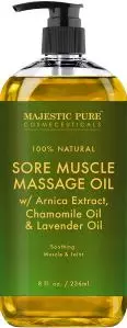 Majestic Pure Sore Muscle Olio da massaggio per articolazioni e muscoli