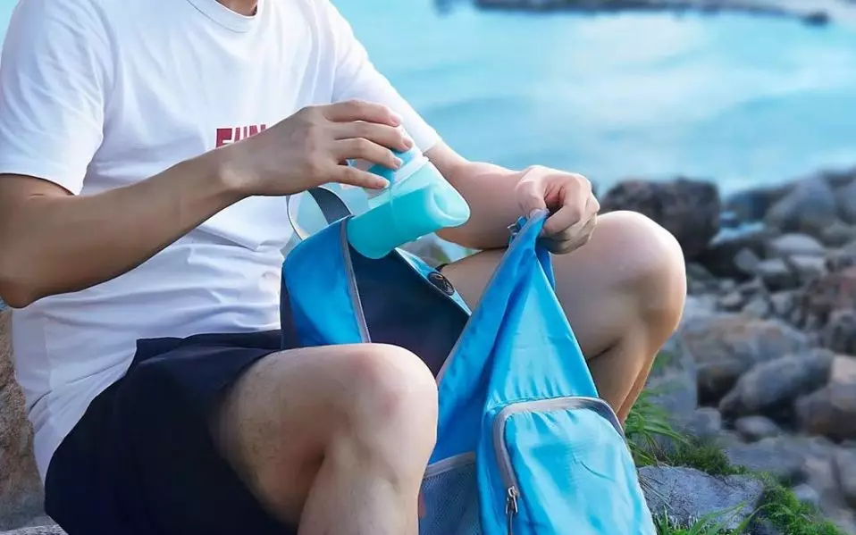 Collapsible Water Bottle Backpack