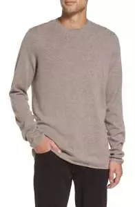 Moški kašmirski pulover z okroglim izrezom