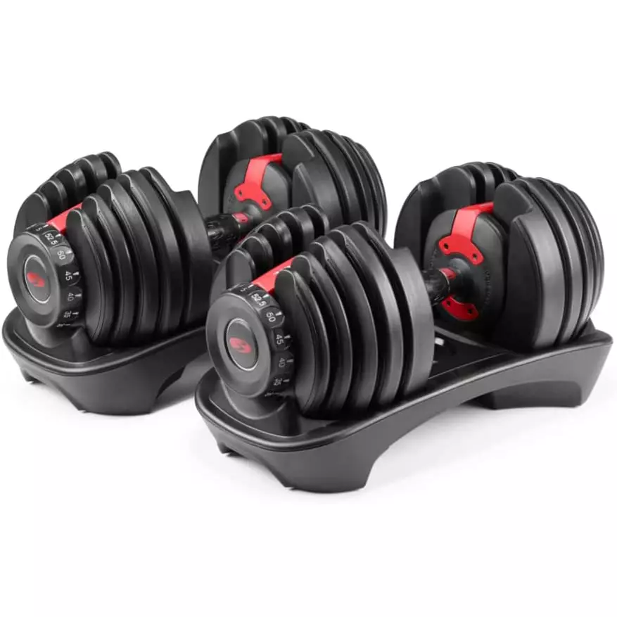 Bowflex SelectTech 552 көйләнә торган дөмбелллар